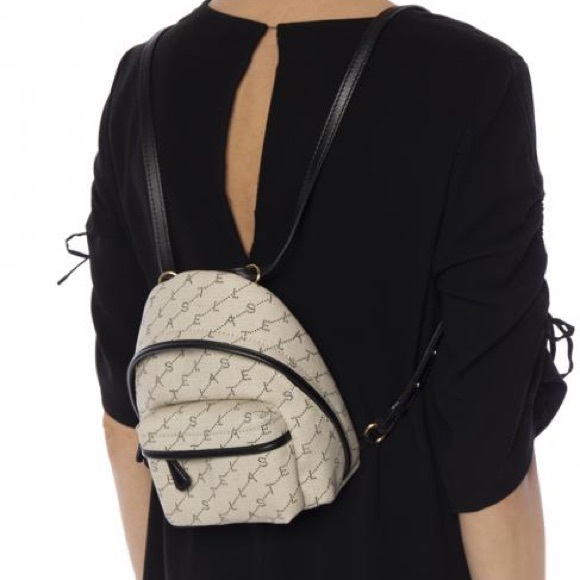 Stella McCartney | Bags | Stella Mccartney Mini Monogram Backpack ...